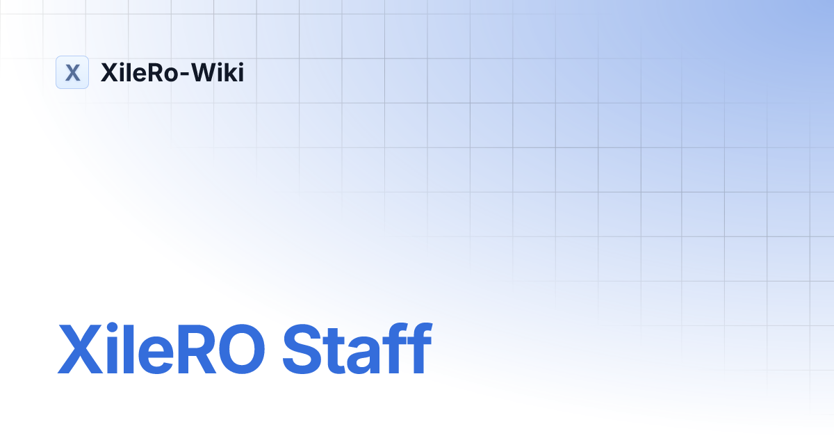 XileRO Staff | XileRo-Wiki